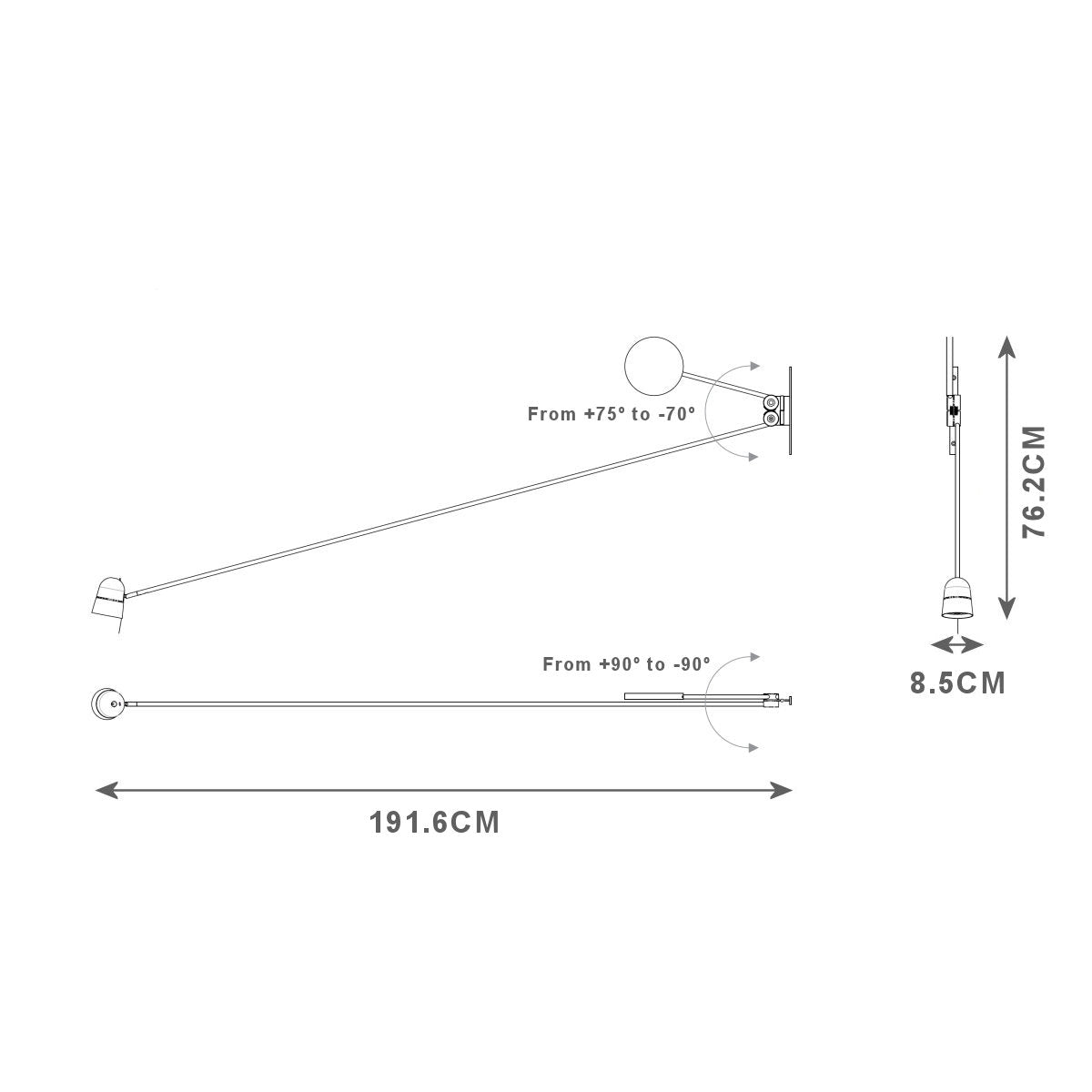 Counterbalance Wall Light