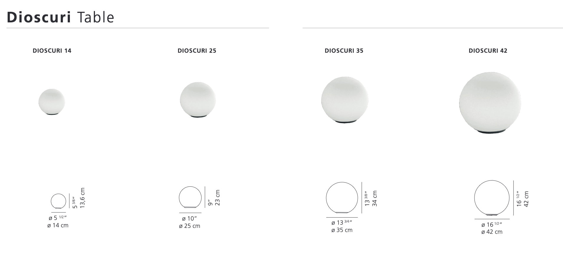 Dioscuri Table Light