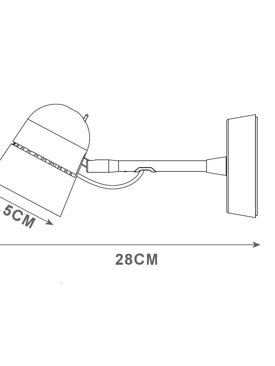 Counterbalance Spot Wall-Ceiling Light
