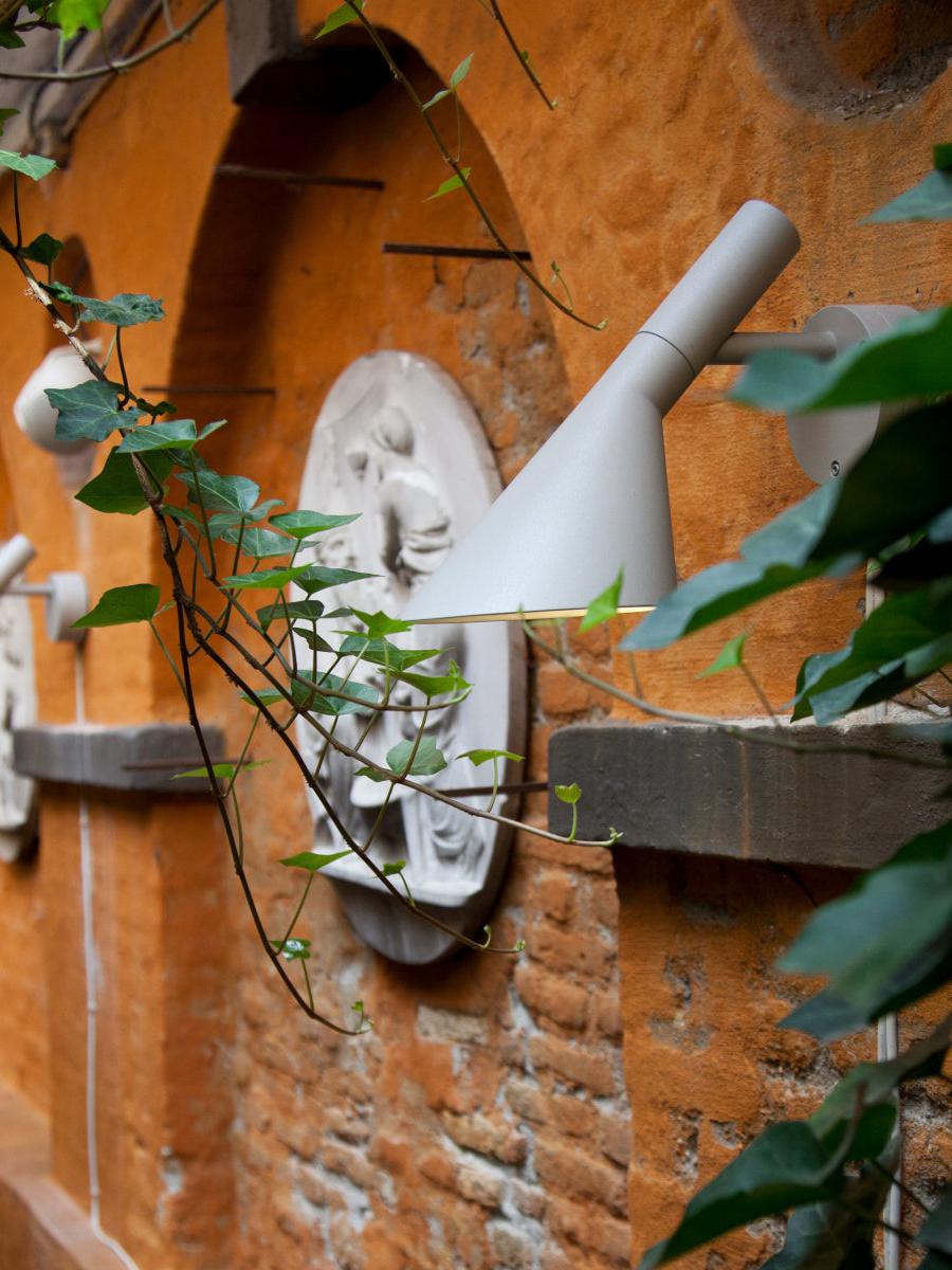 Asymmetrical Metal Outdoor Wall Light