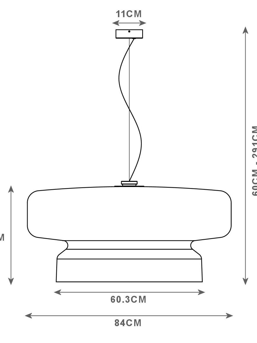 Decorative Bohemia Multilayer Suspension Light For Living Room
