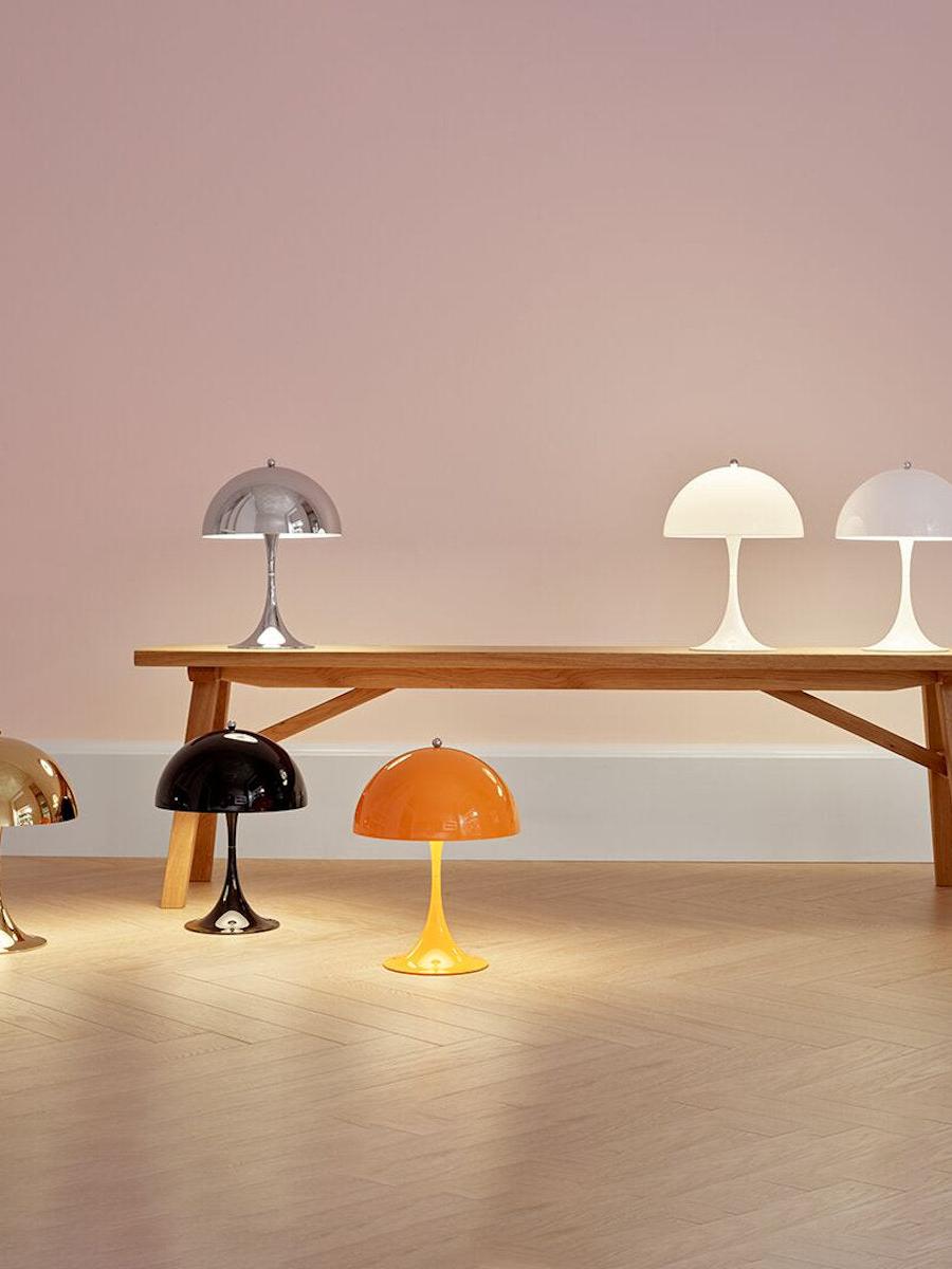 Mid Century Danish Mini Mushroom 250 Table Lamp