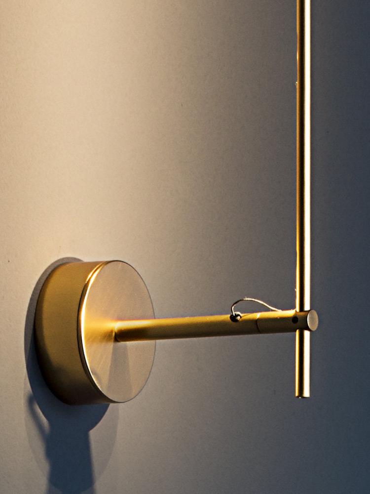 Chic Slender Light Stick Focusing Warm Atmosphere Bedside Wall Light