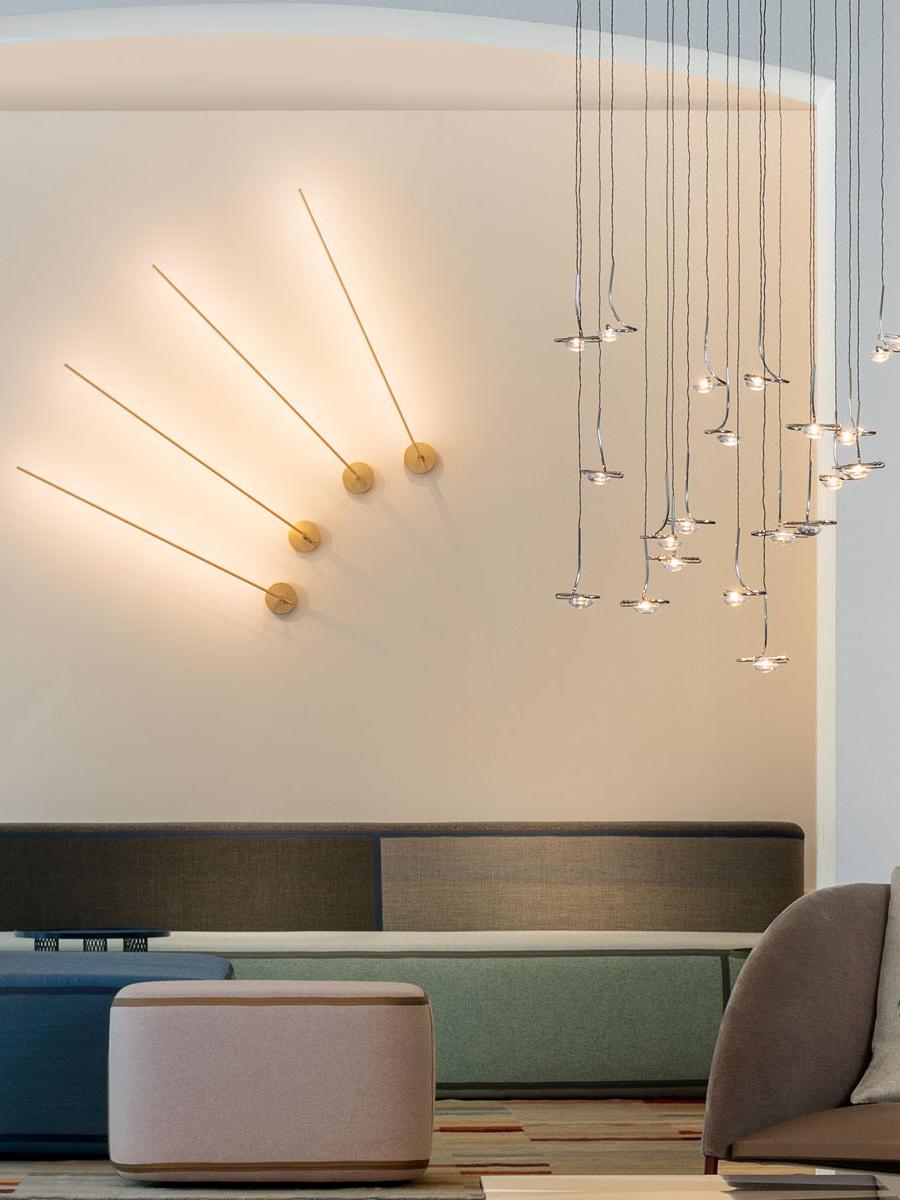 Chic Slender Light Stick Focusing Warm Atmosphere Bedside Wall Light