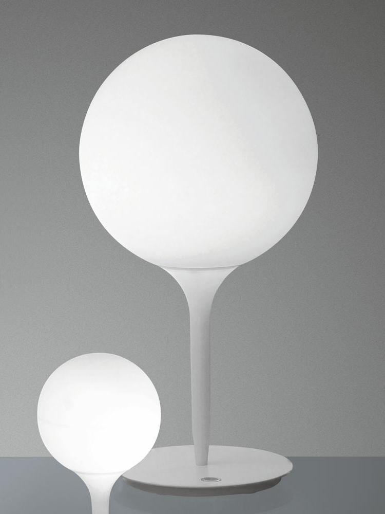 Modern White Castore Glass Versatile Table Lamp