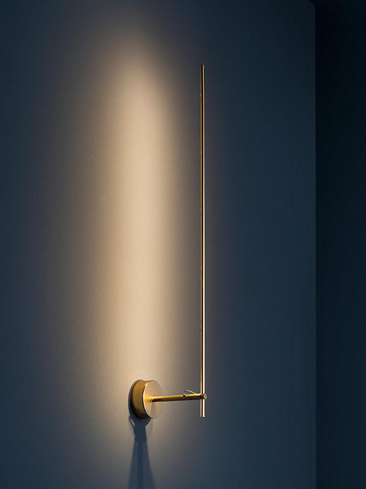 Chic Slender Light Stick Focusing Warm Atmosphere Bedside Wall Light