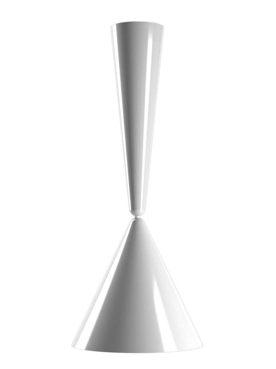 Simple Bright Color Double Funnel Shape Pendant Lamp For Retail Store