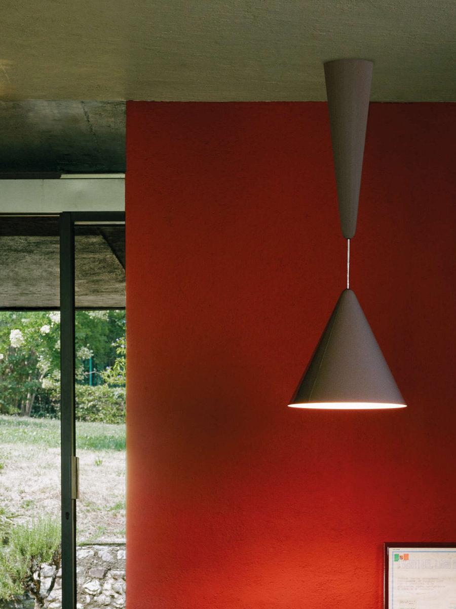 Simple Bright Color Double Funnel Shape Pendant Lamp For Retail Store