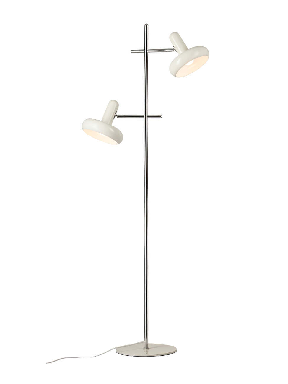 Two Headed Glass Flying Disc Table Lamp