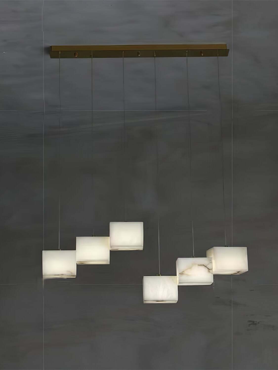 Marble Box Chandelier
