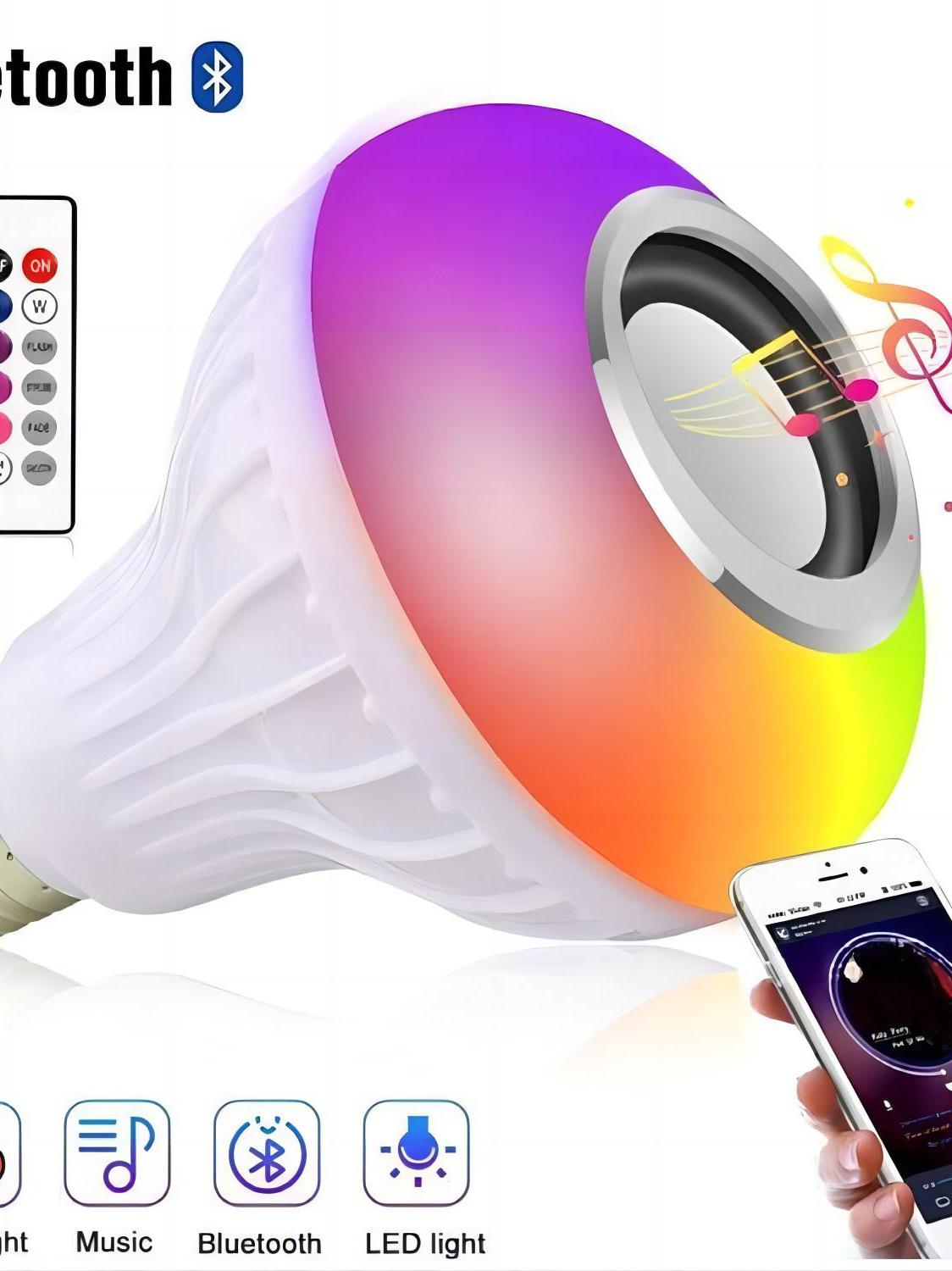 Colourful Speaker Bluetooth Music RGB Smart Bulb