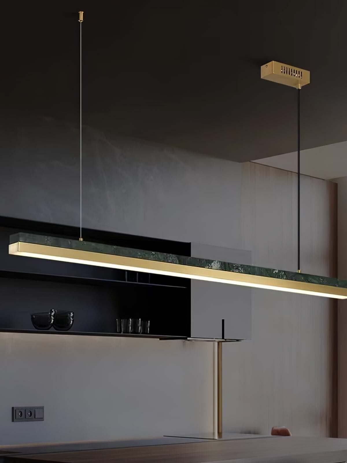 One Word Pendant Light
