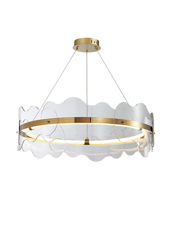 Acrylic Wave Chandelier