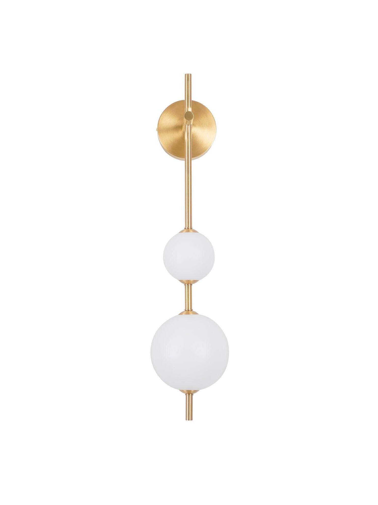 Vertical Globe Wall Lamp