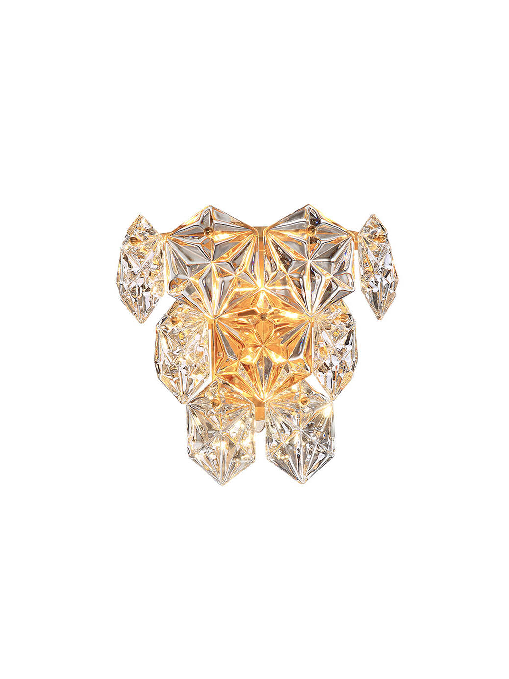 Snowflake Glass Wall Lamp