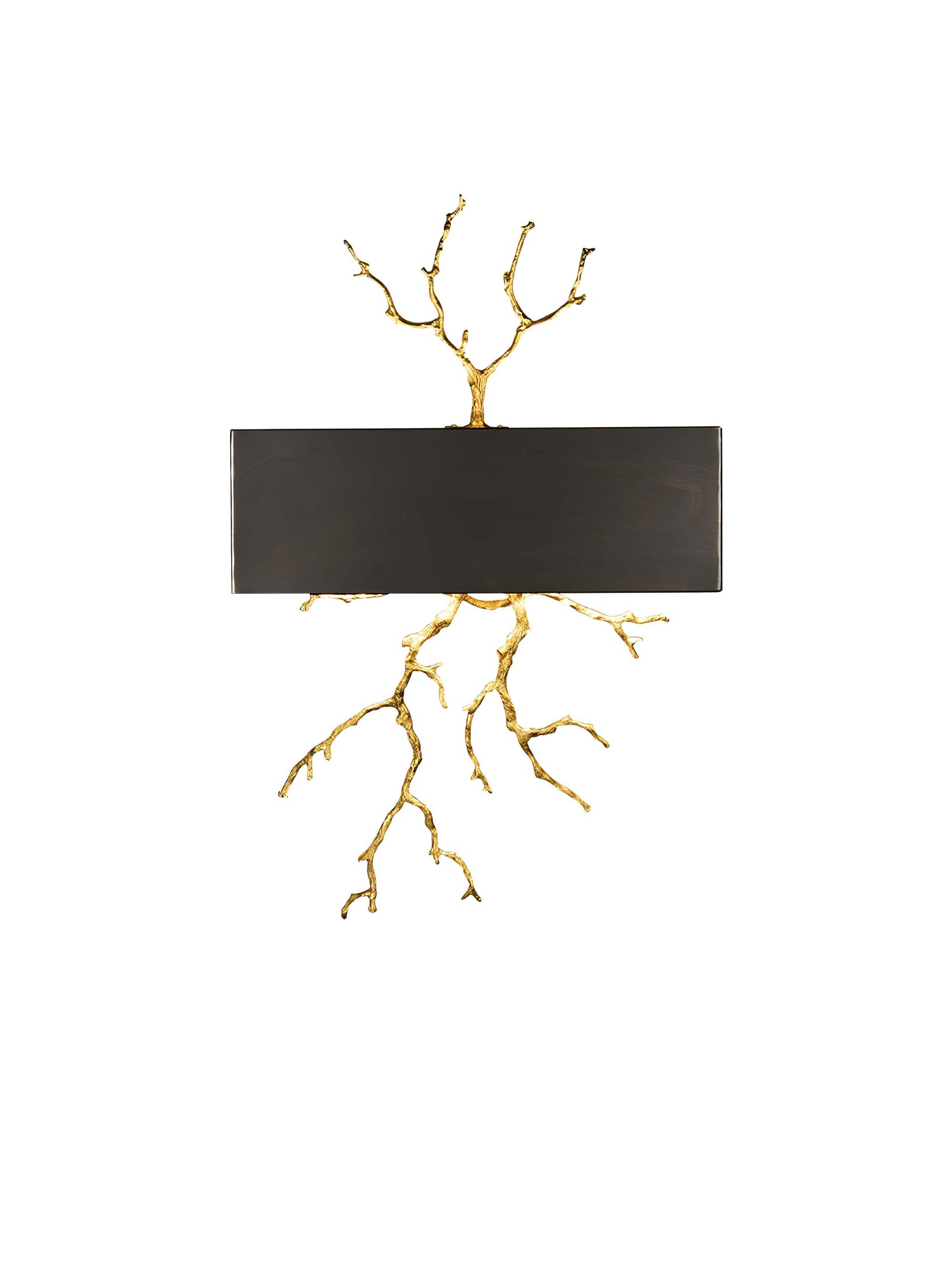 Brass Branch Wall Sconce