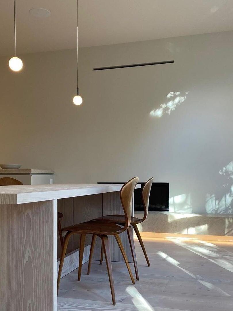 Brass Architectural Pendant Light