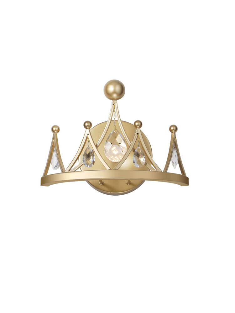 Crown Crystal Wall Lamp
