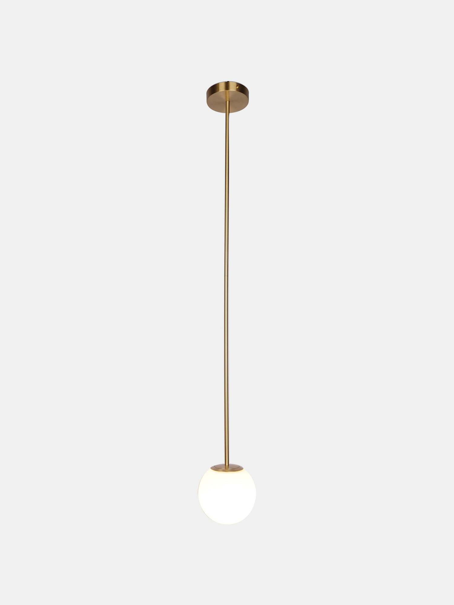 Brass Architectural Pendant Light