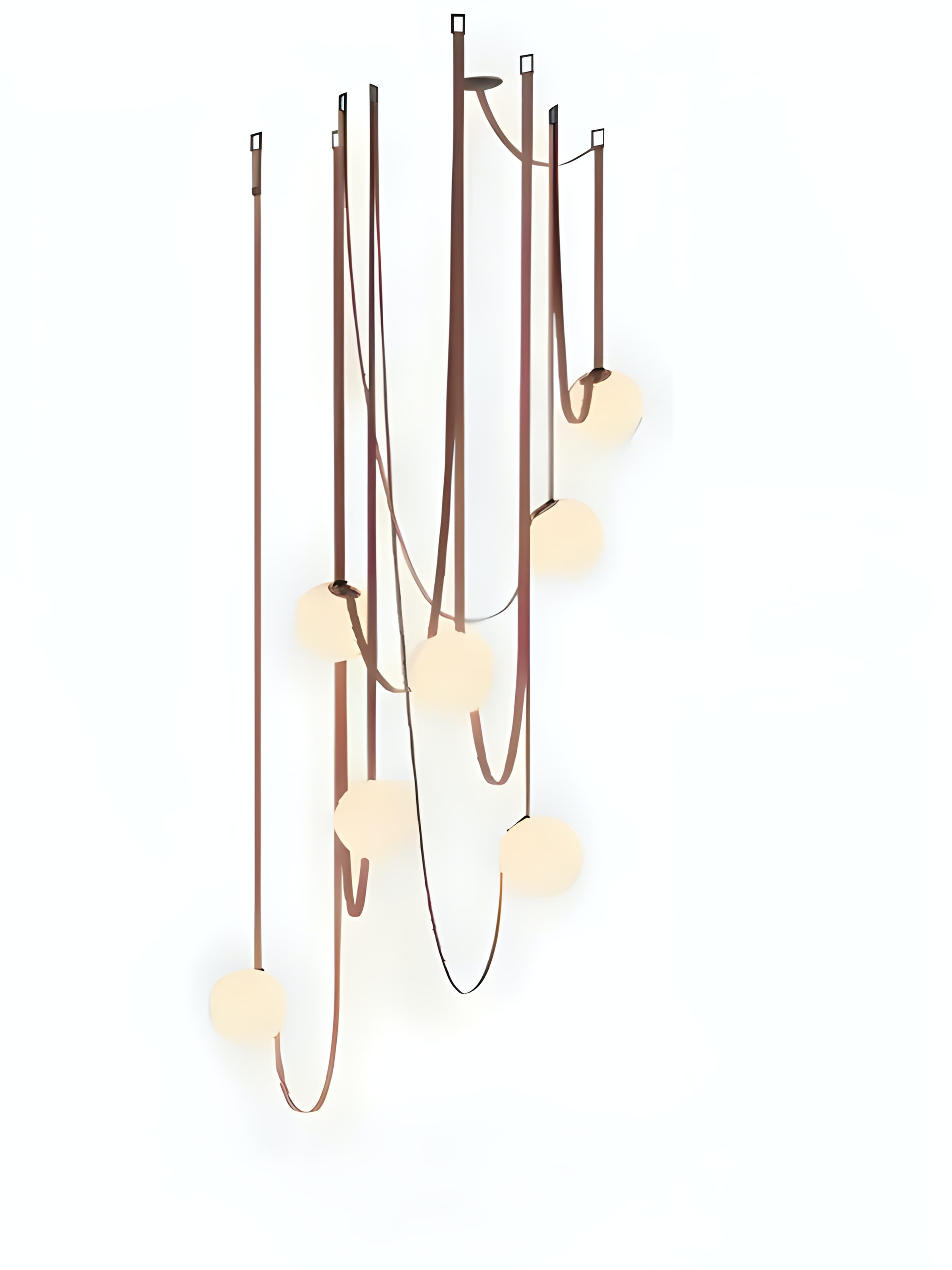 Multiple Belt Art Pendant Light